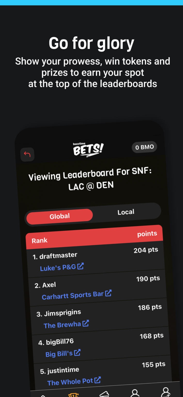 Buzztime Bets - Bar Trivia from Buzztime